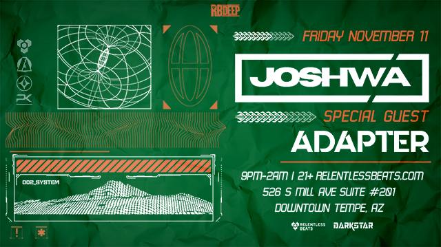 Joshwa Tickets at Darkstar in Tempe by .Relentless Beats | Tixr