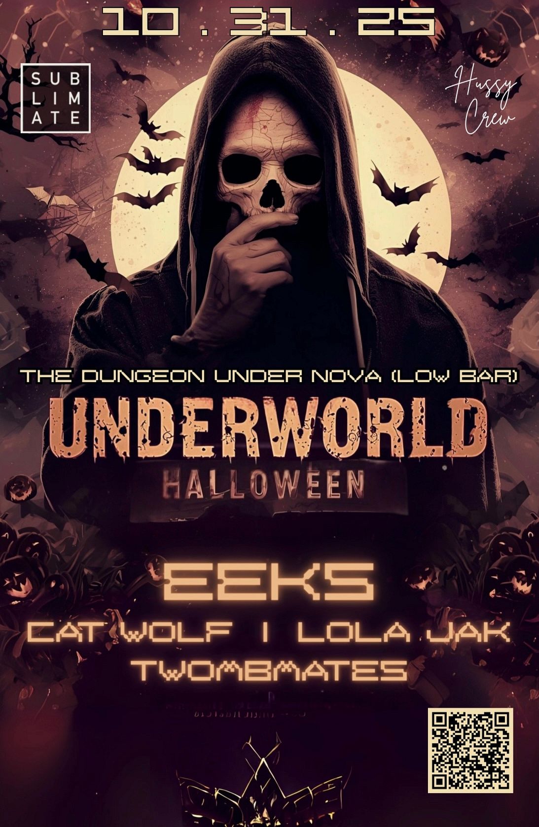 UNDERWORLD HALLOWEEN AT LOW BAR Tickets at Nova PDX in Portland by Nova ...