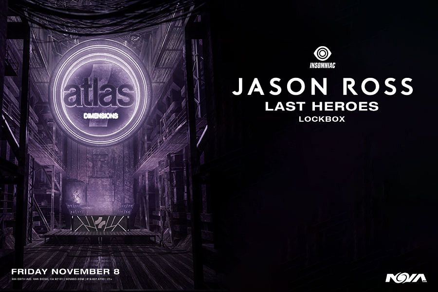 JASON ROSS: ATLAS DIMENSIONS WITH LAST HEROES Tickets at Nova SD in San ...