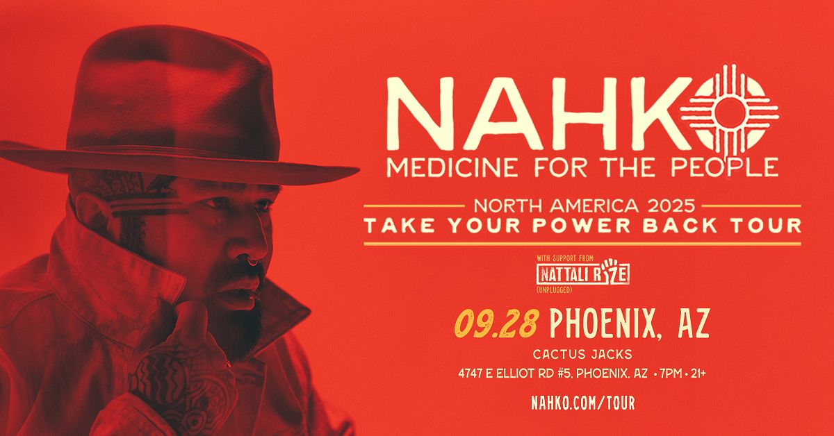 NAHKO AND MEDICINE FOR THE PEOPLE at Cactus Jack's Tickets at Cactus Jack's Bar & Grill in ...