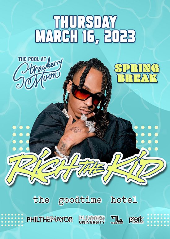 Rich the Kid Tickets at Strawberry Moon in Miami Beach by Strawberry ...