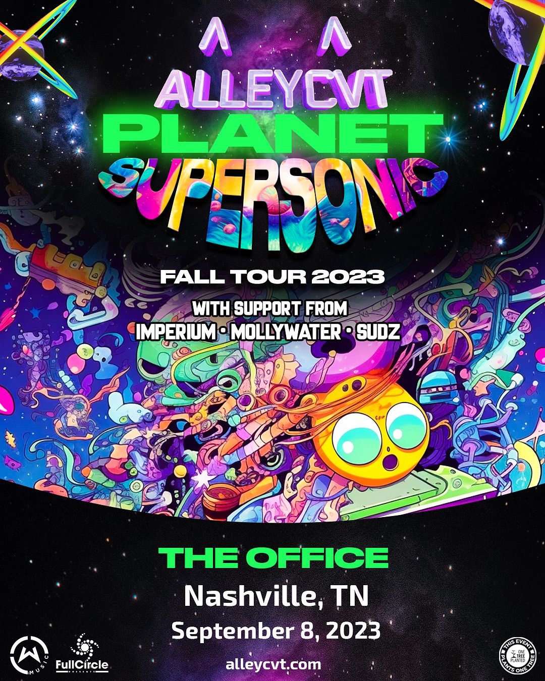ALLEYCVT Tickets at The Office in Nashville by Full Circle Presents | Tixr