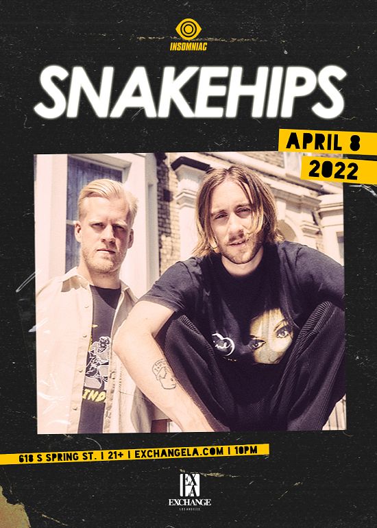 Snakehips Tickets at Exchange LA in Los Angeles by Exchange LA | Tixr