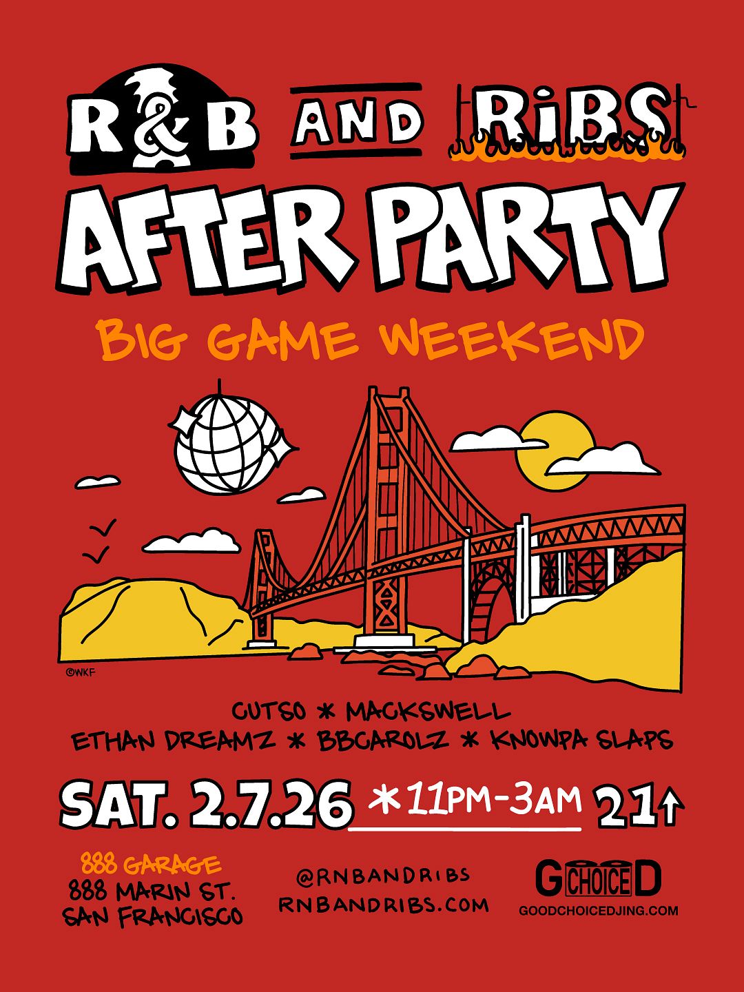 R&B and RiBS AFTER PARTY Tickets at 888 Garage in San Francisco by The ...