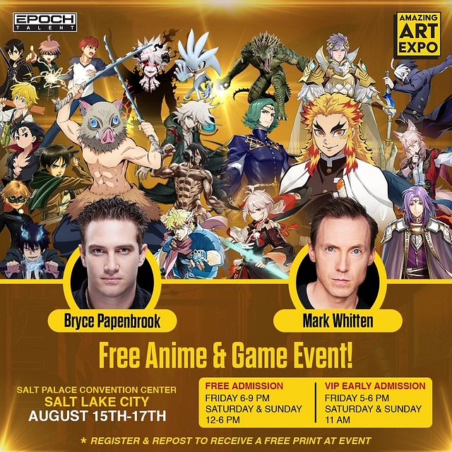 Free Anime & Game Event: Salt Lake City Tickets at Salt Palace ...