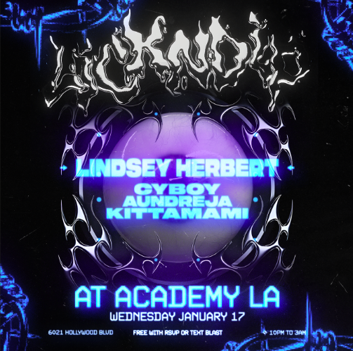 Lick N Dip Presents Lindsey Herbert Tickets At Academy Nightclub In Los Angeles By Academy Tixr