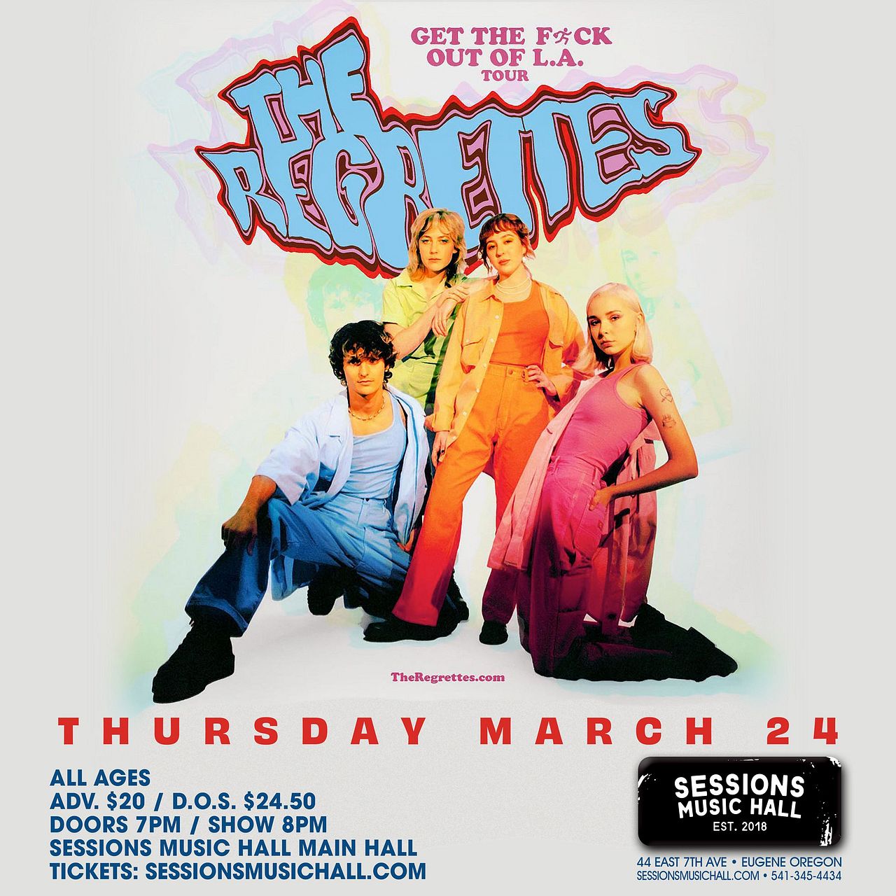 The Regrettes Tickets at Sessions Music Hall - Main Hall in Eugene by ...