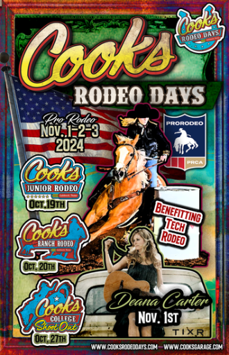 Cook's Rodeo Days Tickets at Cook's Garage in Lubbock by Cooks Garage ...