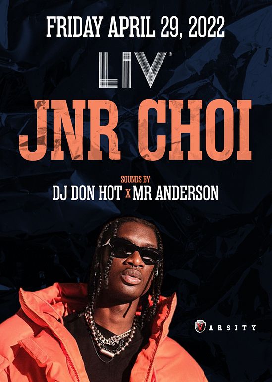 JNR Choi Tickets at LIV in Miami Beach by LIV | Tixr