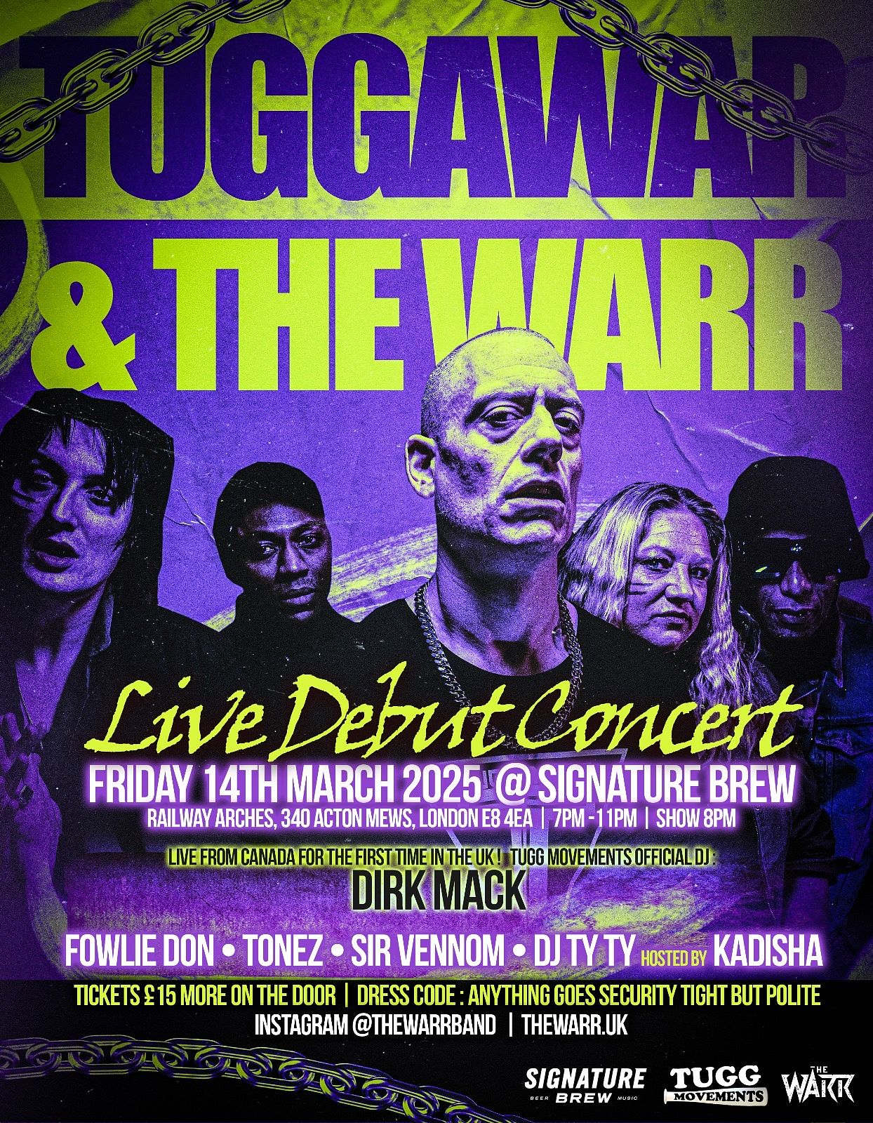Tuggawar & The Warr | London Tickets at Signature Brew Haggerston in ...