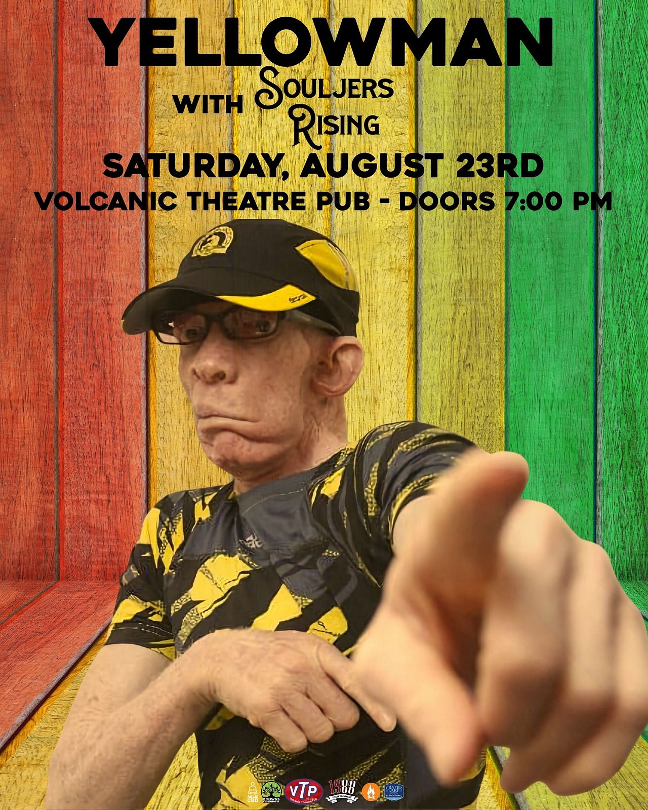 Yellowman w/ Souljers Rising Tickets at Volcanic Theater Pub in Bend by ...