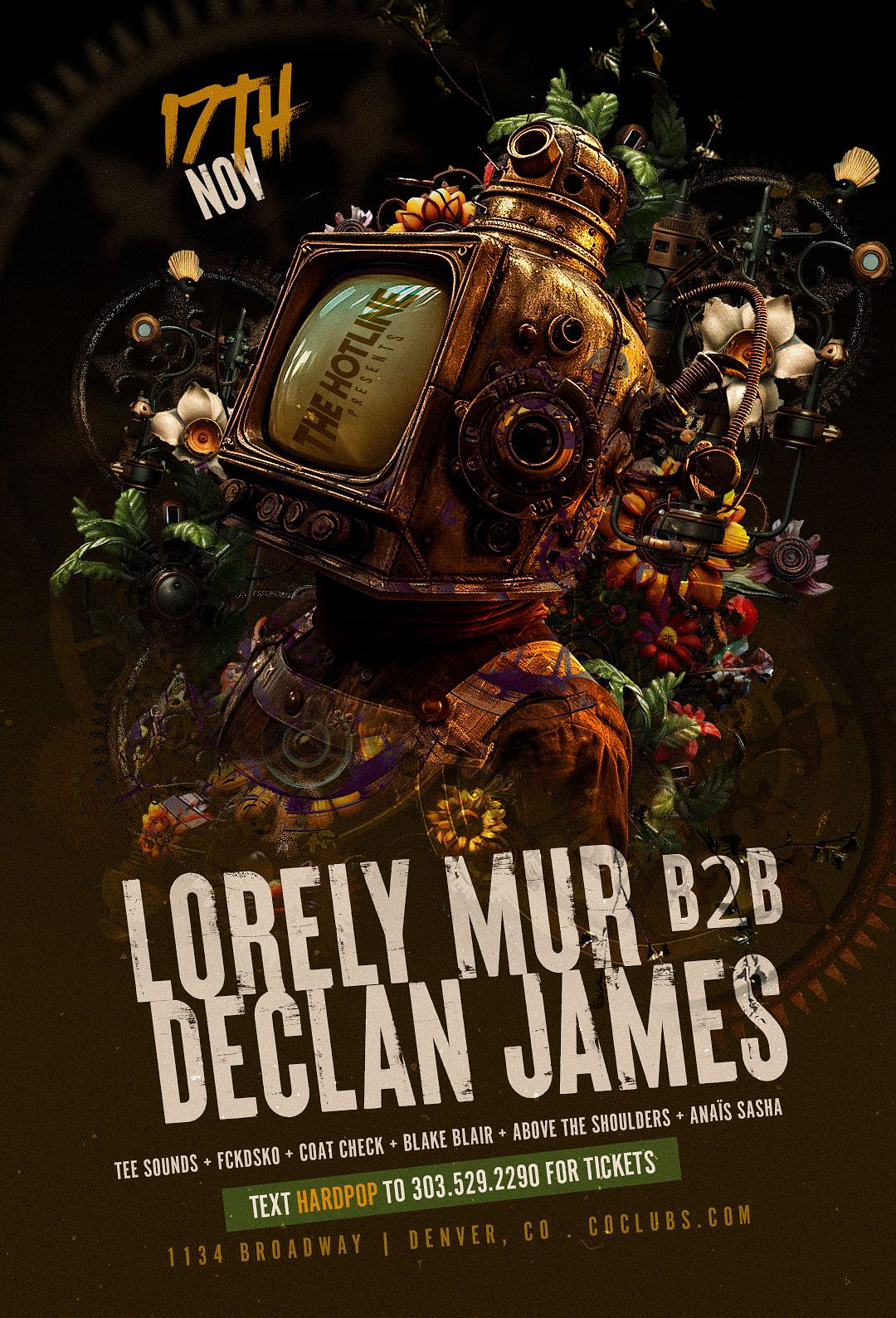LORELY MUR b2b DECLAN JAMES Tickets at the540room in Denver by Studio ...