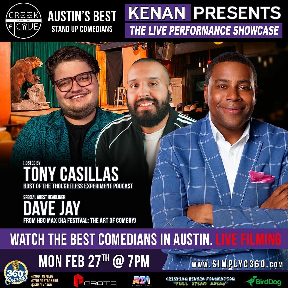 Kenan Presents The Live Performance Showcase Tickets at The Creek and ...