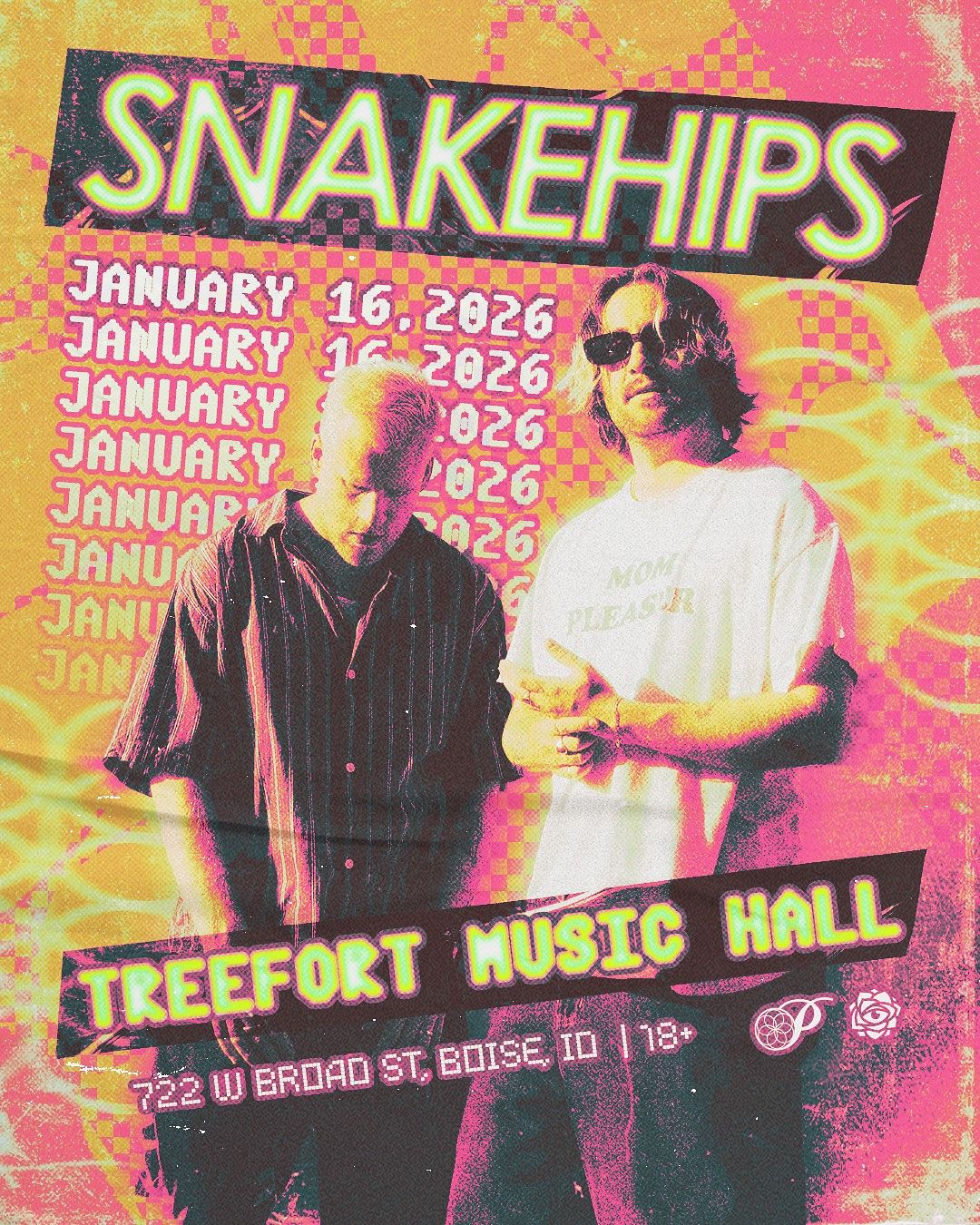 SNAKEHIPS at TREEFORT MUSIC HALL Tickets at Treefort Music Hall in ...