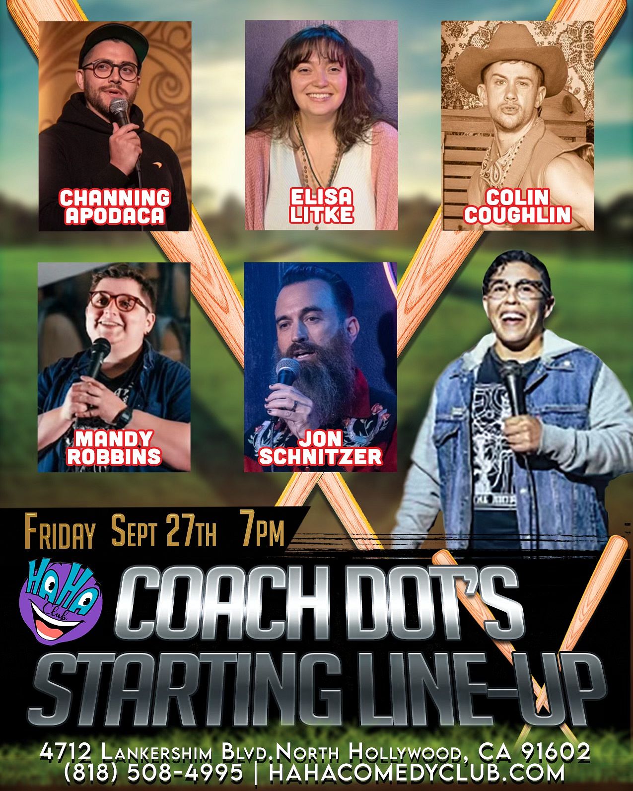 COACH DOTS STARTING LINE UP Tickets at Ha Ha Comedy Club in Los Angeles ...