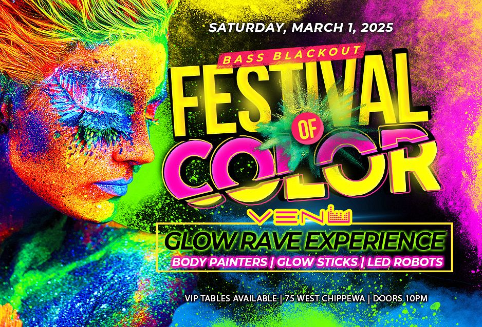 Festival of Color 2025 Tickets at VENU in Buffalo by VENU | Tixr