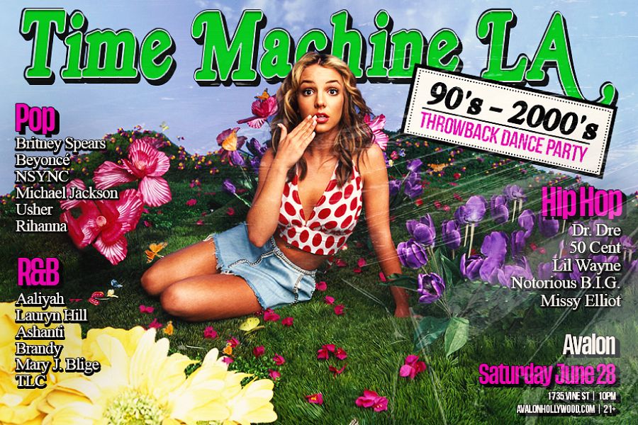 Time Machine: 90s-2000s Throwback Dance Party Tickets at Avalon Hollywood in Los Angeles by ...