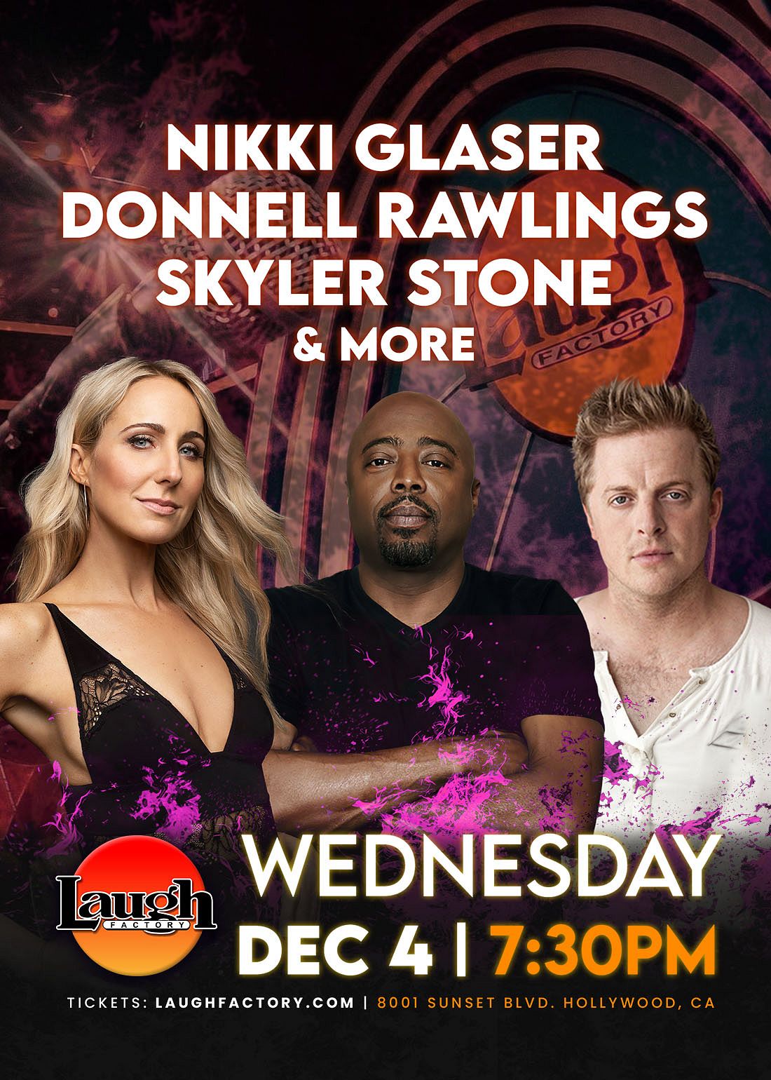 Skyler Stone Presents: Comedy Rocks Tickets at Laugh Factory Hollywood ...