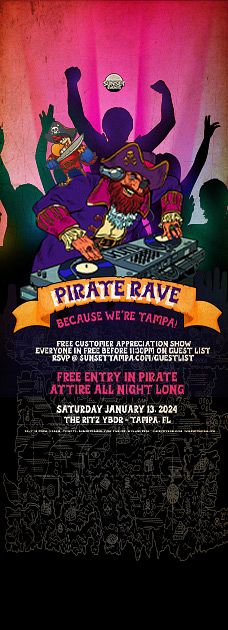 PIRATE RAVE Tickets at The Ritz Ybor in Tampa by Ritz Ybor | Tixr