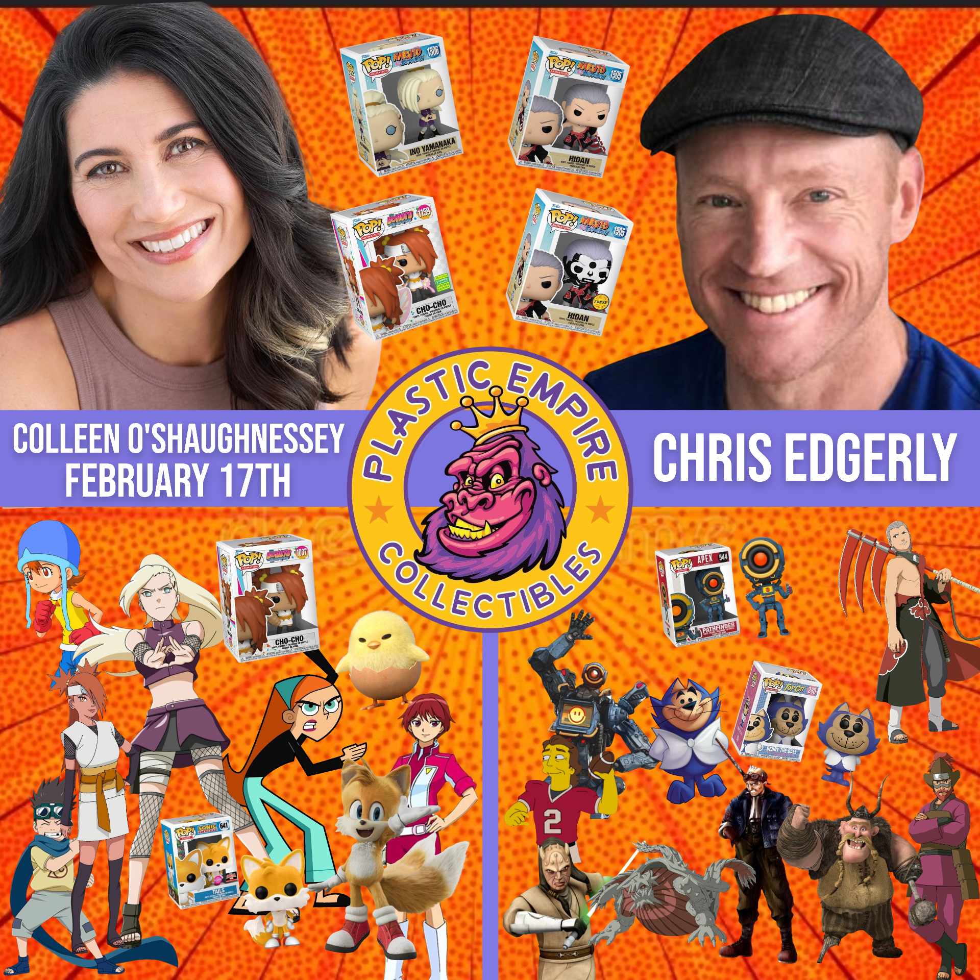 Colleen O'Shaughnessey & Chris Edgerly 02/17/2024 Tickets at Plastic Empire in Marietta by ...
