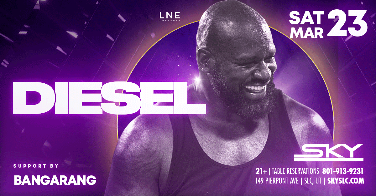DJ DIESEL at SKY (NEW DATE) Tickets at Sky SLC in Salt Lake City by SKY ...