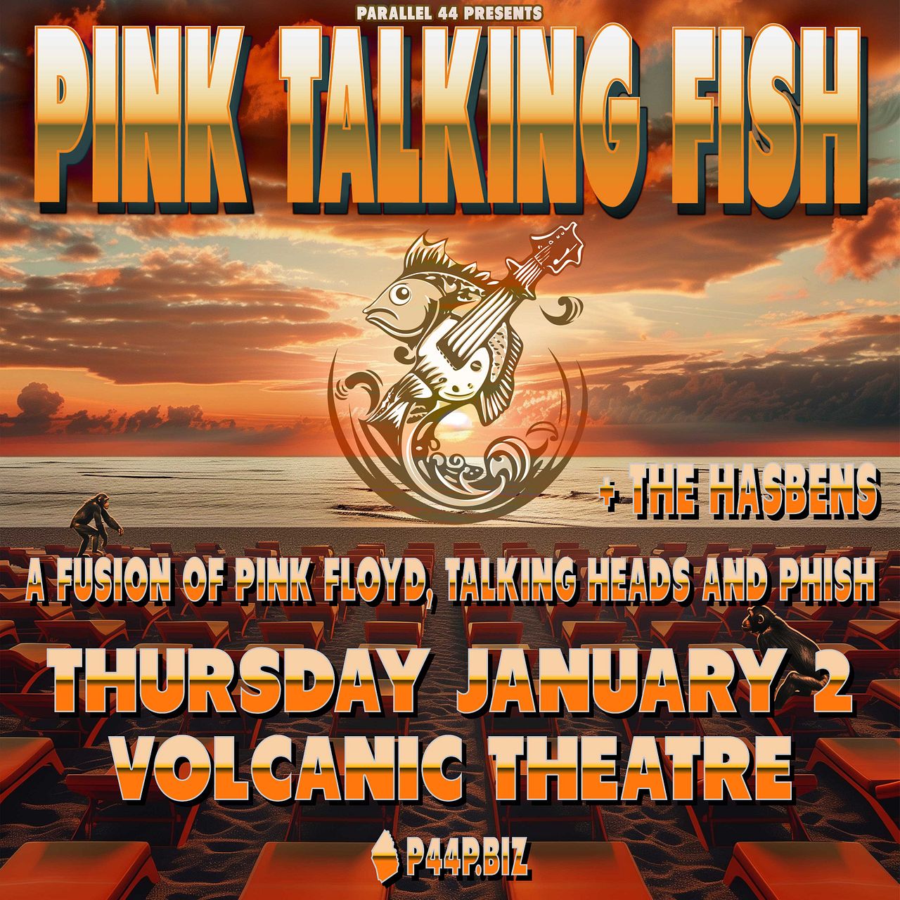 PINK TALKING FISH (TRIBUTE TO PINK FLOYD, TALKING HEADS & PHISH) w/ THE ...