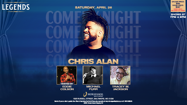 COMEDY NIGHT featuring CHRIS ALAN Tickets at Legends Lounge at ...