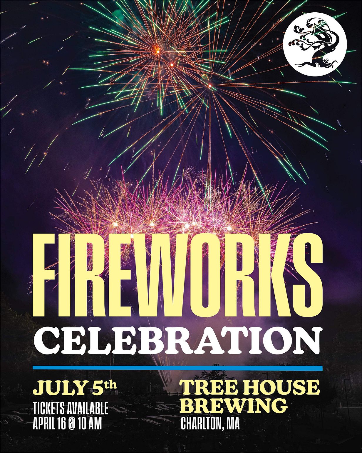 Charlton Fireworks Tickets at Tree House Brewing Company - Charlton in ...