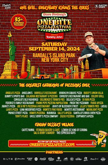 Dave Portnoy's One Bite Pizza Festival 2024 Tickets at Randall's Island ...