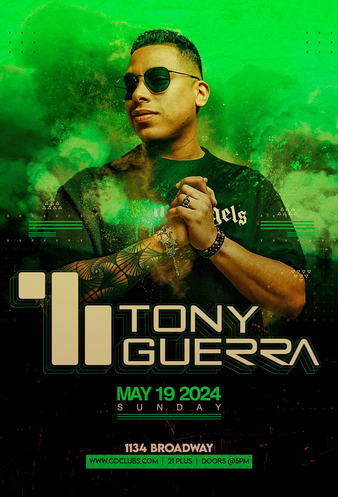 TONY GUERRA Tickets at the540room in Denver by 1134 Broadway | Tixr