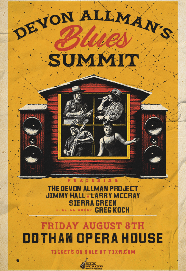 Devon Allman's Blues Summit featuring the Devon Allman Project, Larry ...