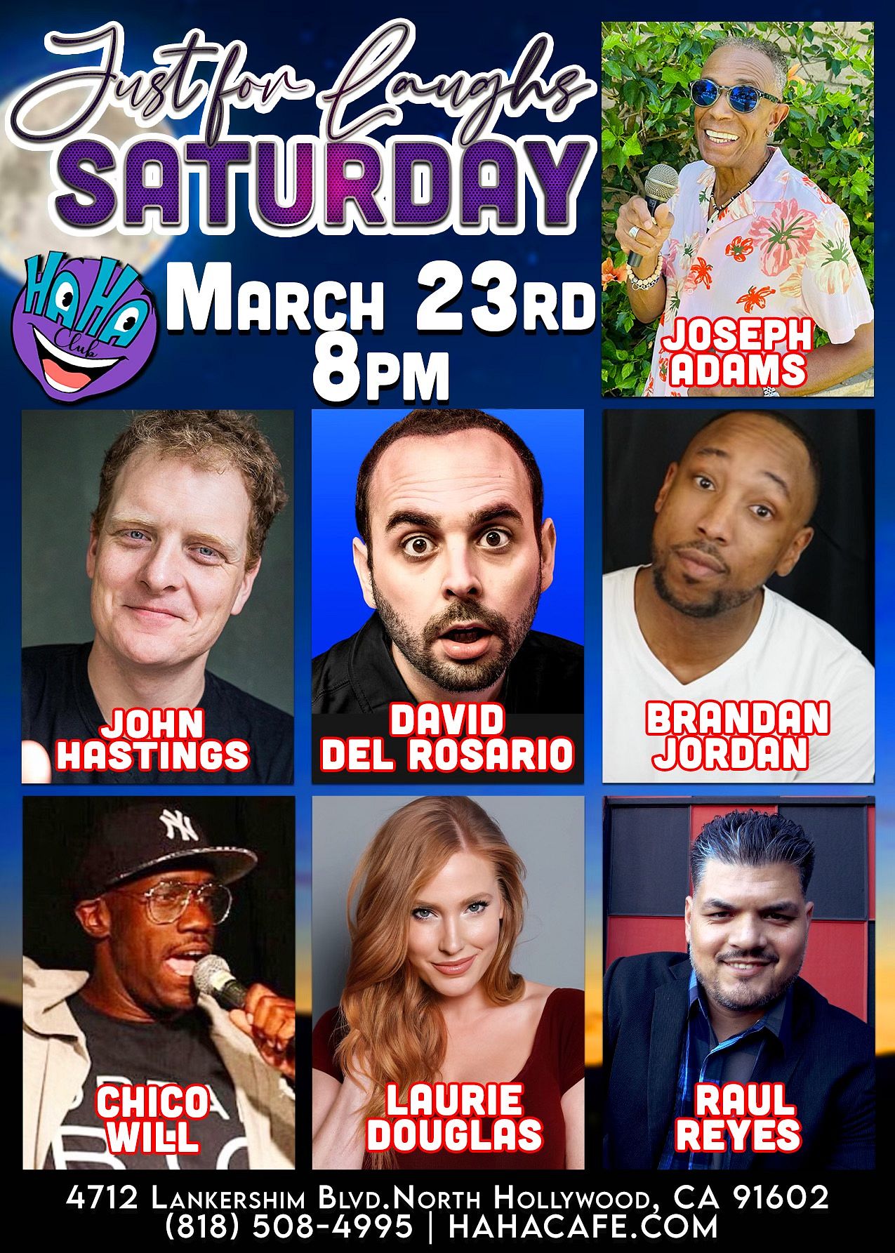 Only For Laughs Comedy Tickets at Ha Ha Comedy Club in Los Angeles by ...