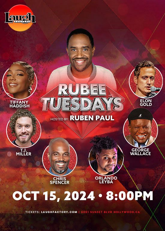 Rubee Tuesdays Tickets at Laugh Factory Hollywood in Los Angeles by ...