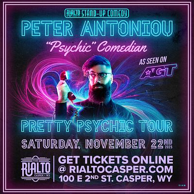 "Psychic" Comedian Peter Antoniou's "Pretty Psychic Tour" (As Seen on ...