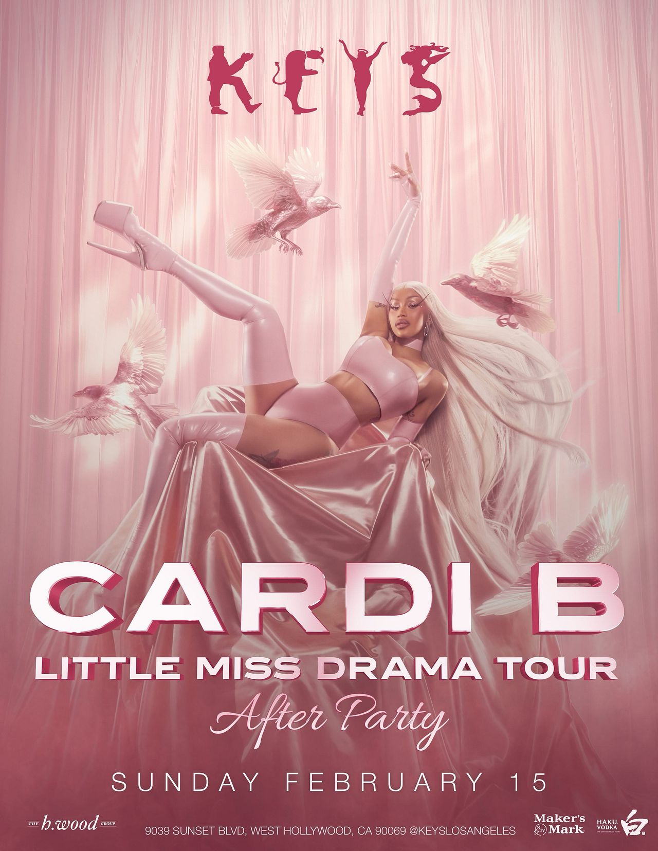Cardi B @ Keys Tickets at Keys in West Hollywood by Keys Los Angeles ...