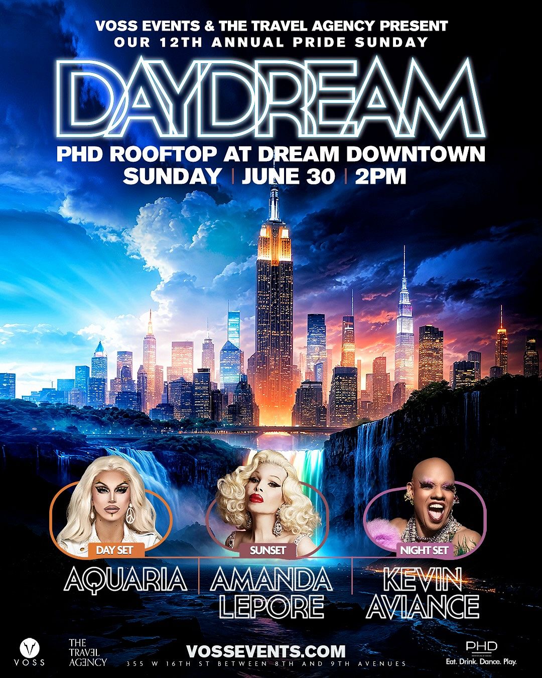 DAYDREAM: Pride Sunday Tickets at PHD Rooftop Lounge at Dream Downtown ...