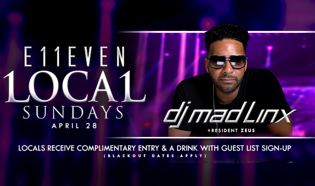 DJ MAD LINX Tickets at E11EVEN Miami in Miami by 11 Miami | Tixr