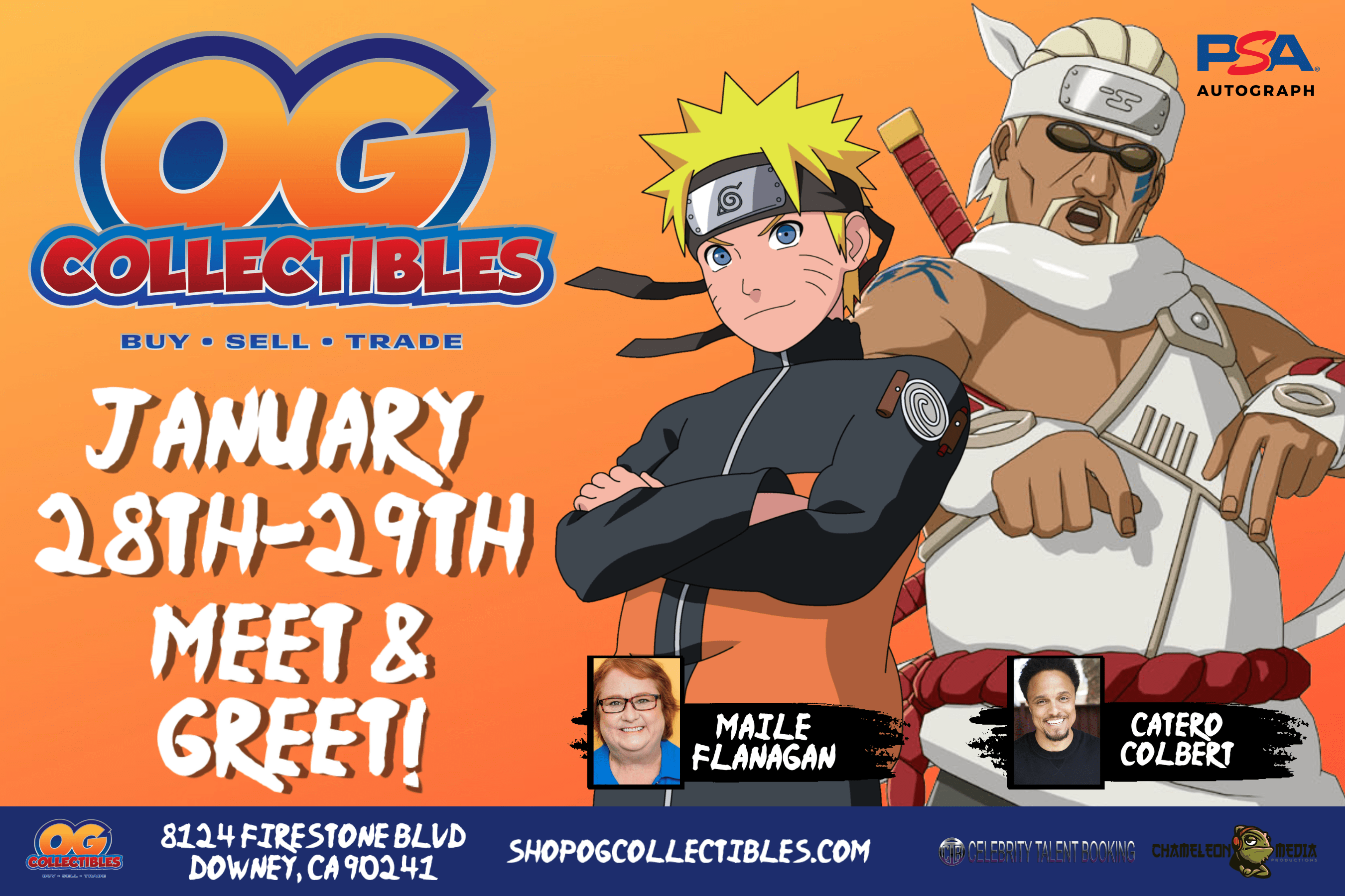Maile Flanagan & Catero Colbert Signing Tickets at OG Collectibles in ...