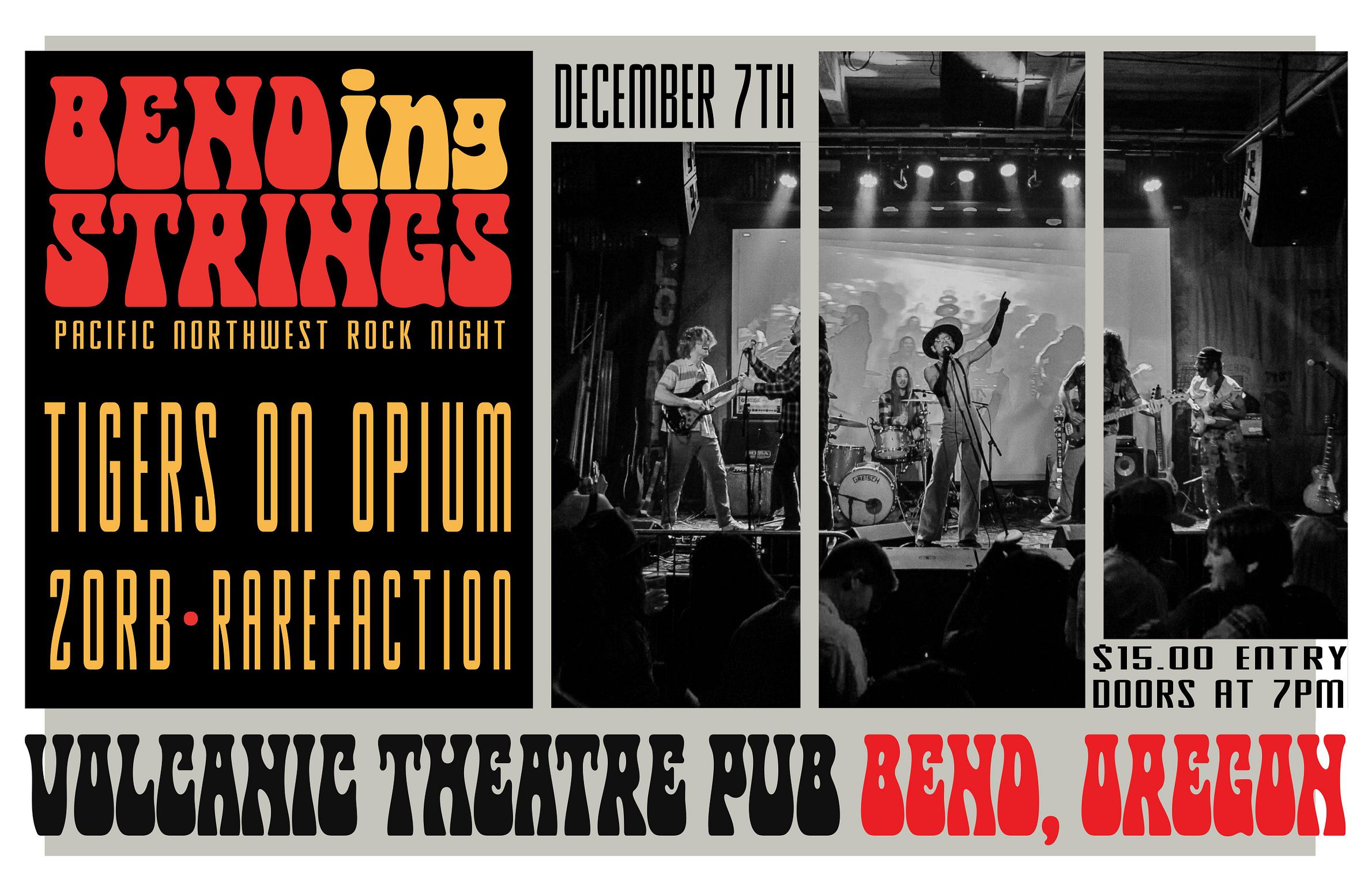 BENDing Strings - Pacific Northwest Rock Night Tickets at Volcanic ...
