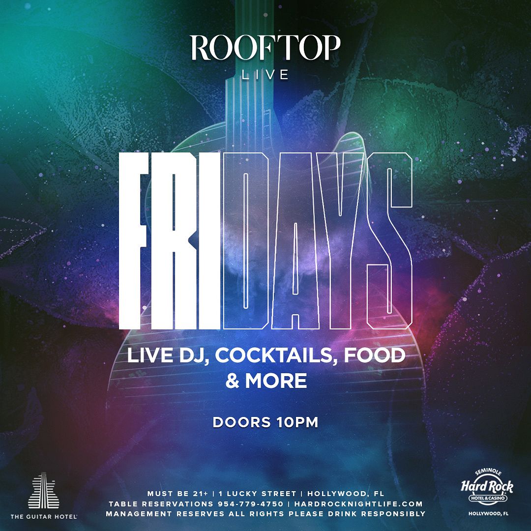 Friday, May 9th | Rooftop Live Tickets at Rooftop Live in Hollywood by ...
