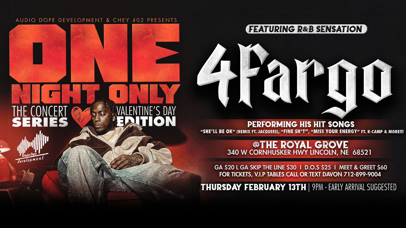 4Fargo | One Night Only Concert Series Tickets at The Royal Grove in ...