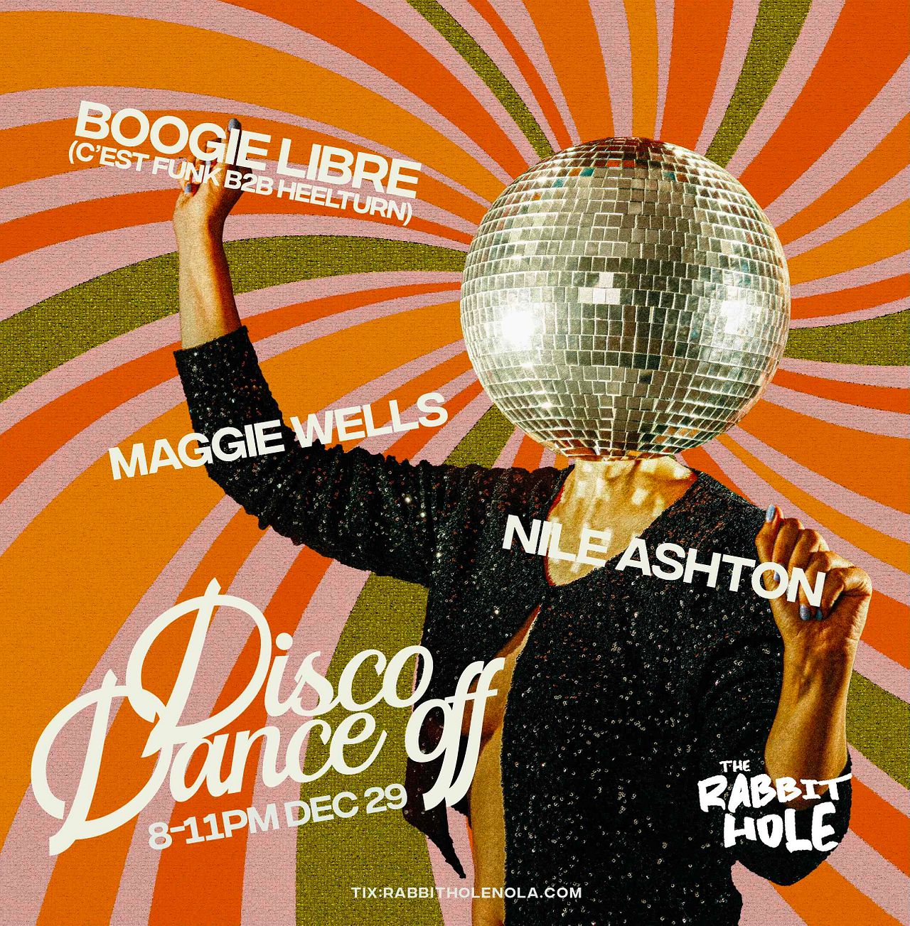 Disco Dance-OFF feat. BOOGIE LIBRE Tickets at The Rabbit Hole in New ...