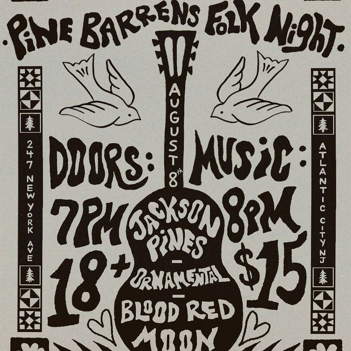 Jackson Pines / Ornamental / Blood Red Moon Tickets at Anchor Rock Club ...