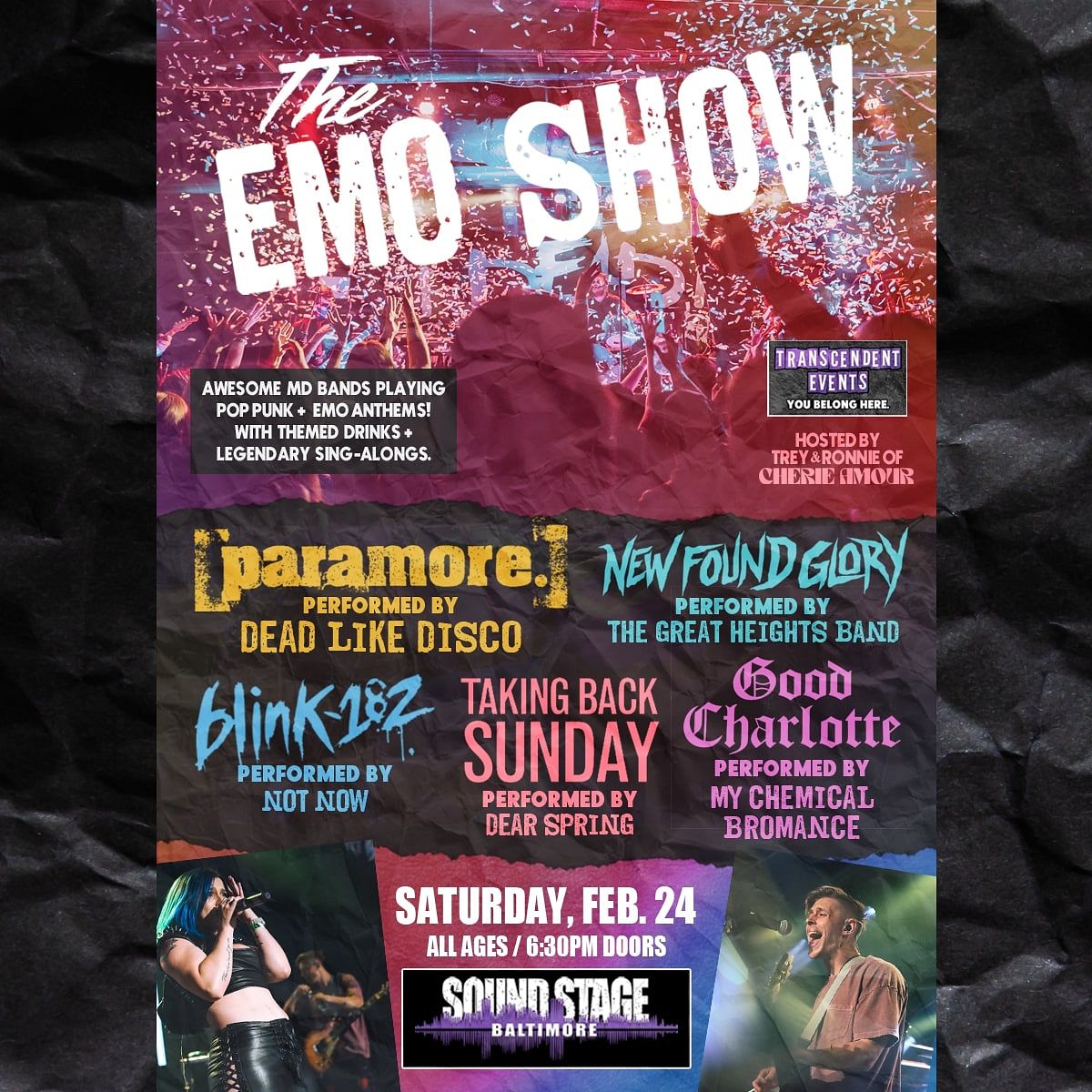 The Emo Show (Soundstage) Tickets at Baltimore Soundstage in Baltimore ...
