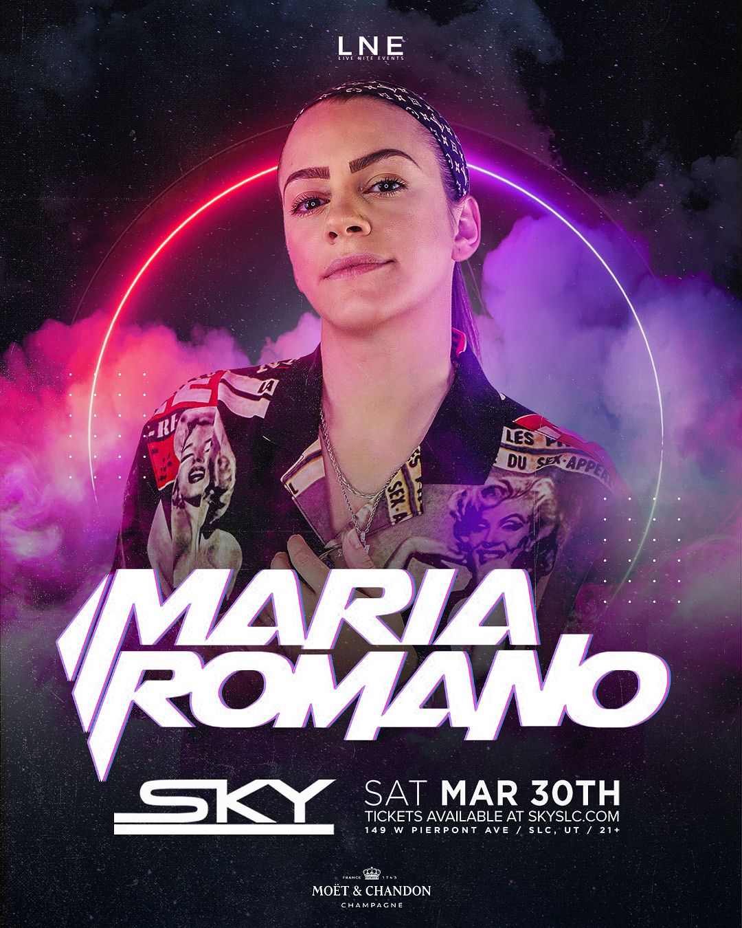 MARIA ROMANO at SKY Tickets at Sky SLC in Salt Lake City by SKY SLC | Tixr