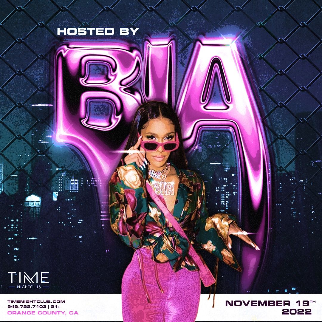 Bia Tickets at TIME Nightclub in Costa Mesa by Time Nightclub | Tixr