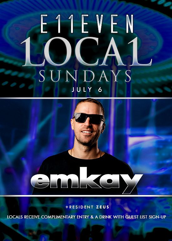 EMKAY Tickets at E11EVEN Miami in Miami by 11 Miami | Tixr