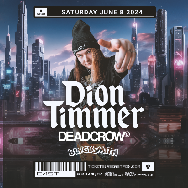 DION TIMMER + DEADCROW Tickets at 45 East in Portland by 45 East | Tixr