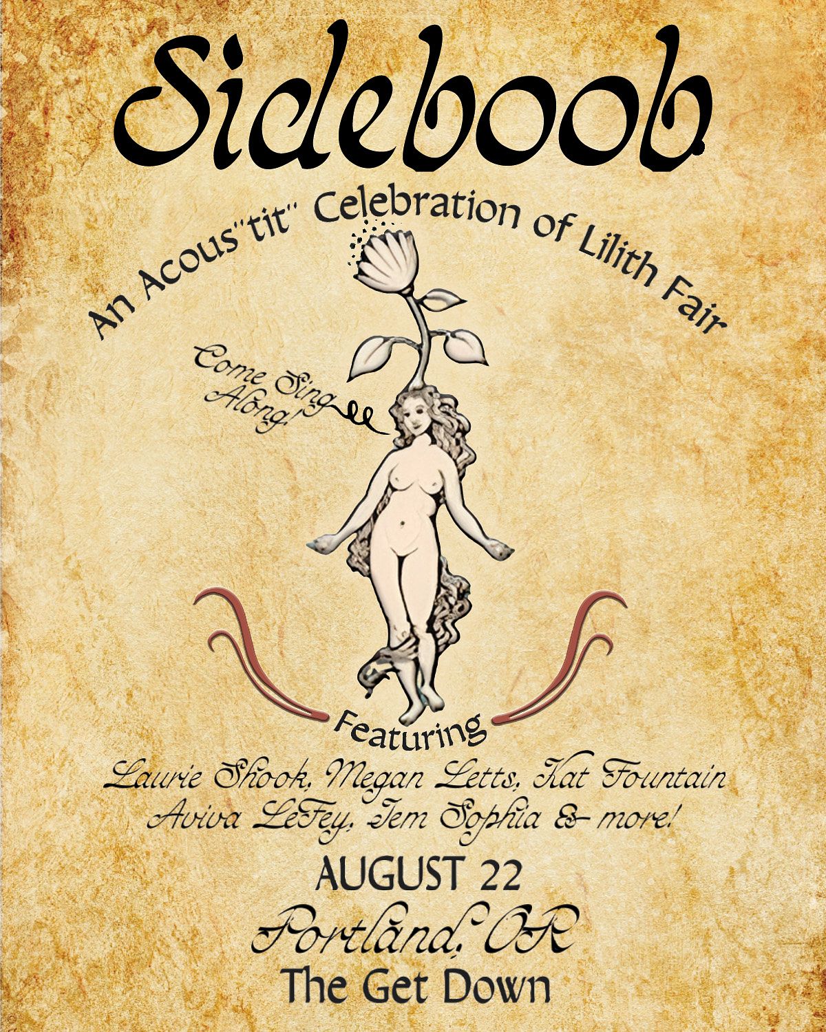 Sideboob: An Acous-tit Celebration of Lilith Fair Tickets at The Get ...