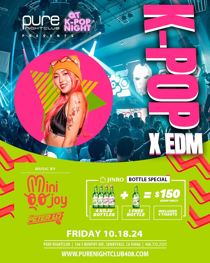 K-POP feat. Minijoy Tickets at Pure Nightclub in Sunnyvale by Pure ...
